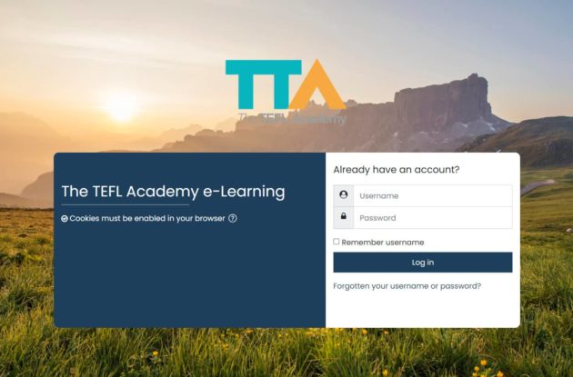 TEFL Course Log In | The TEFL Academy